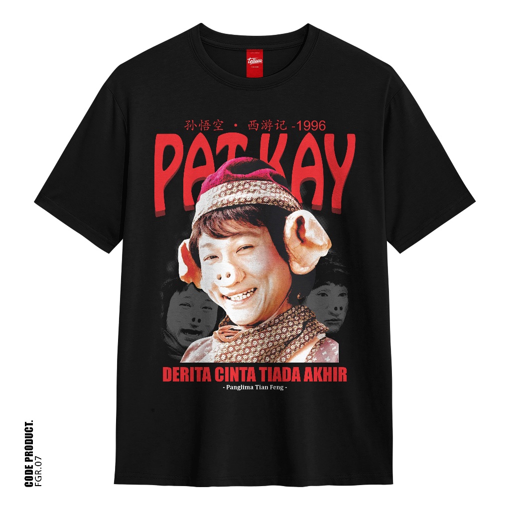 Jual TELLOW.co Tshirt - Kaos Cut Pat Kay - Derita Cinta Tiada Akhir ...