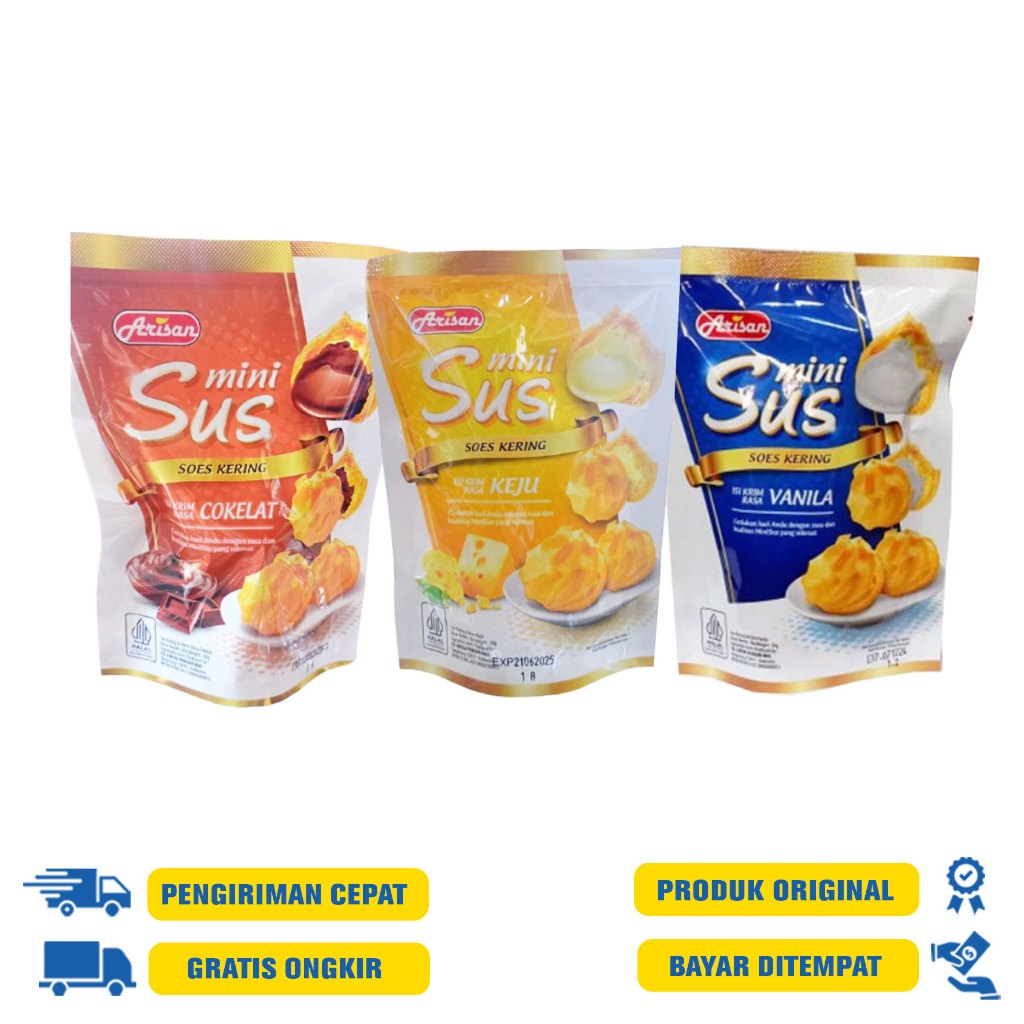 Jual Arisan Mini Soes Kering 30 G.R - Keju | Vanilla | Shopee Indonesia