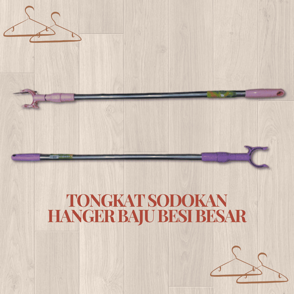 Jual TONGKAT SODOKAN HANGER BAJU BESI (NEW) (HARGA JUAL PER 1 PC ...