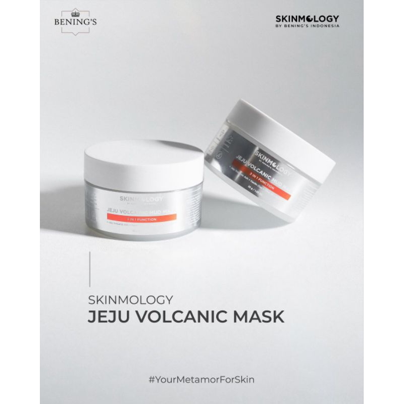 Jual Skinmology Jeju Volcanic Mud Mask | Shopee Indonesia