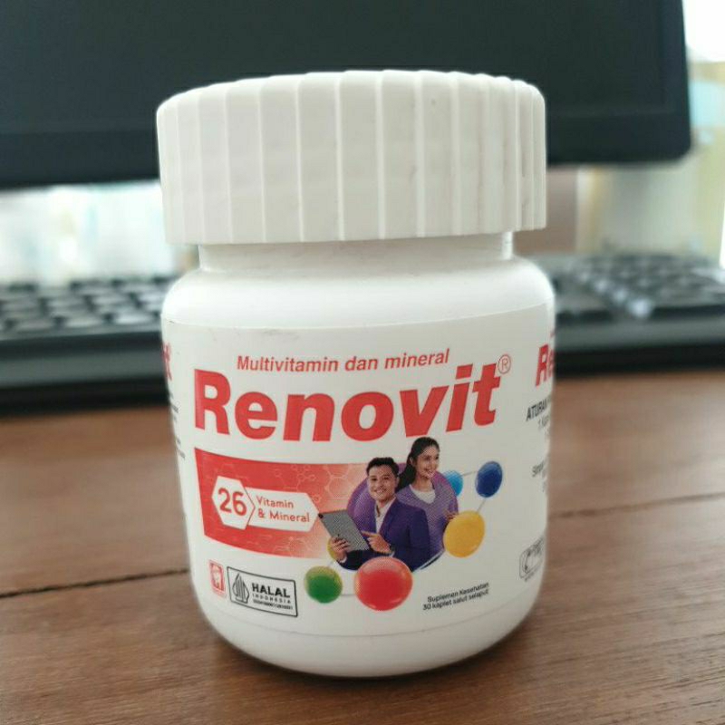 Jual RENOVIT multivitamin mineral isi 30 kaplet / Multivitamin ...
