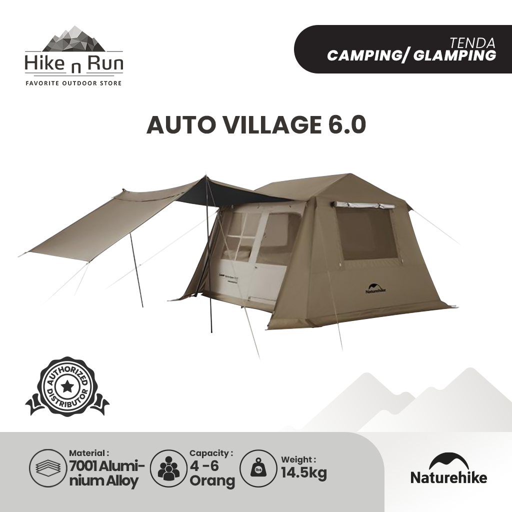 Jual Naturehike Tenda Camping CNK2300ZP021 Village 6.0 Glamping Quick Open | Shopee Indonesia
