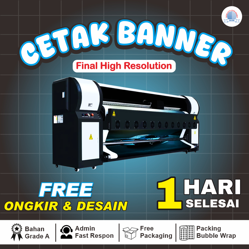 Jual CETAK BANNER // MMT // SPANDUK FINAL HIGH RESOLUTION SUPER KILAT (1 HARI JADI & FREE DESIGN ...