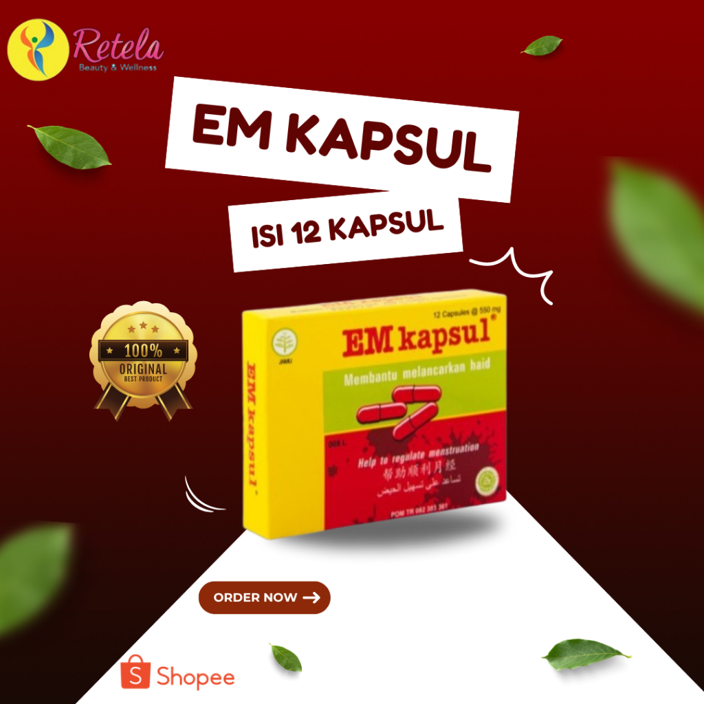 Jual EM Kapsul Isi 12 Kapsul | Shopee Indonesia