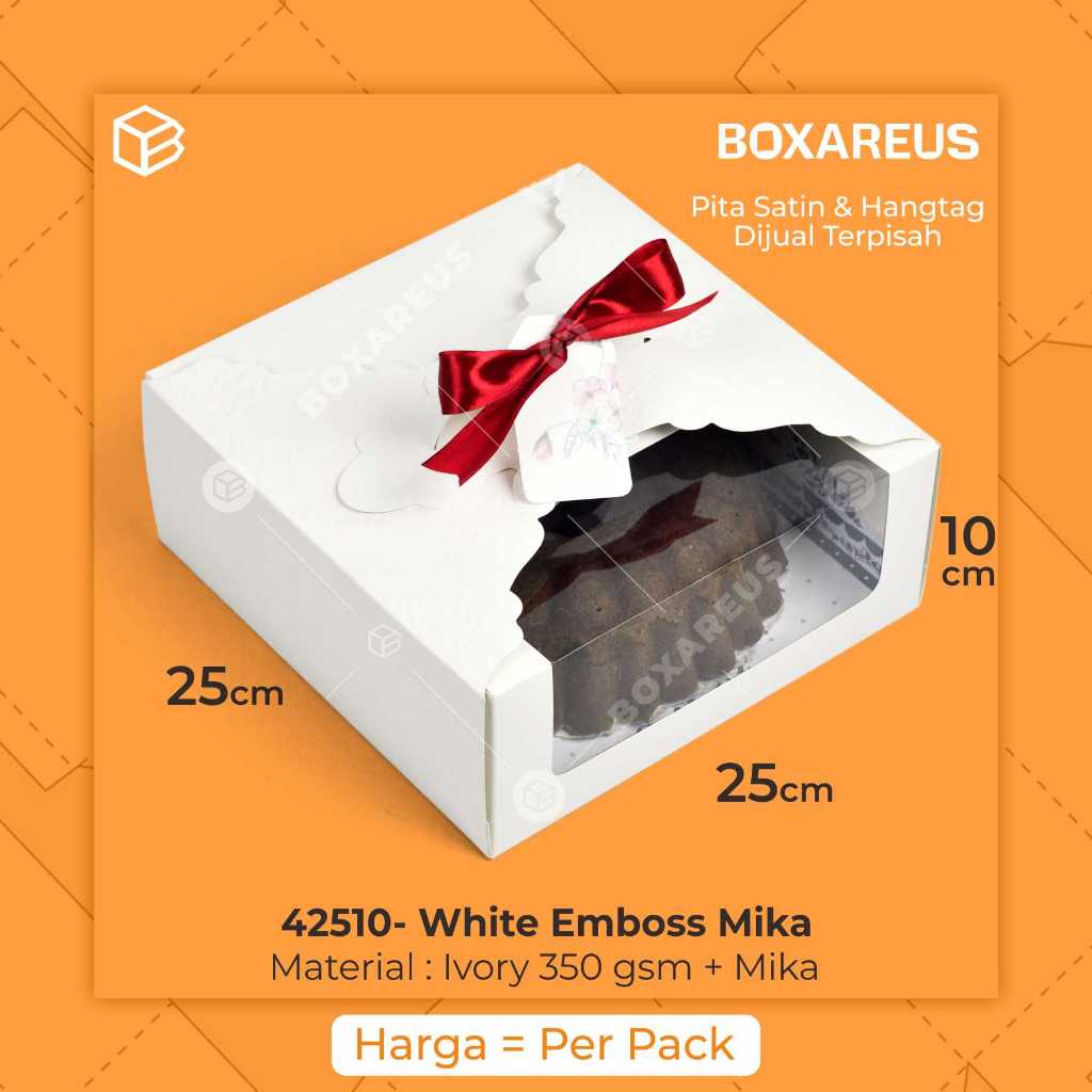 Jual Box Mika Cake Box Packaging Kotak Kemasan Dus Kue | 42510 | Shopee ...