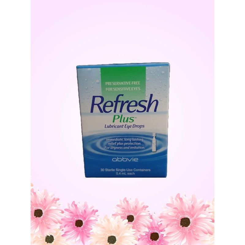 Jual Refresh Plus Lubricant Eye Drops 30 Vials x 0.4 ML Abbvie Allergan ...