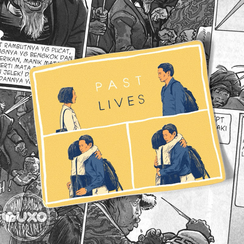 Jual buxo - PAST LIVES vinyl sticker / sticker film movie series lucu ...