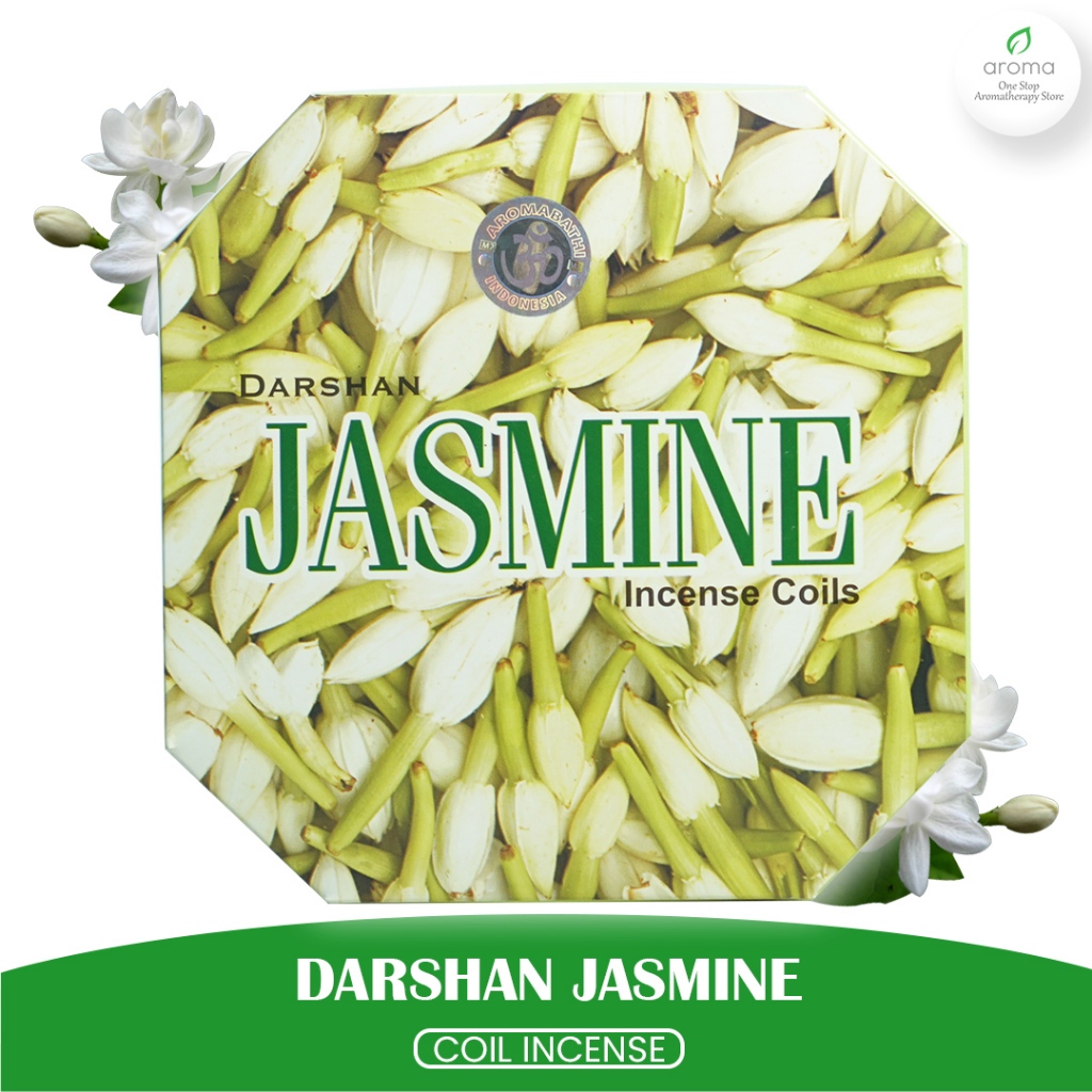 Jual Dupa India (Aromaterapi) Coil - Darshan Jasmine / Bunga Melati 24 ...