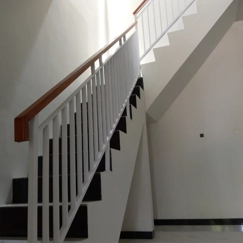 Jual reling tangga minimalis pegangan kayu | Shopee Indonesia