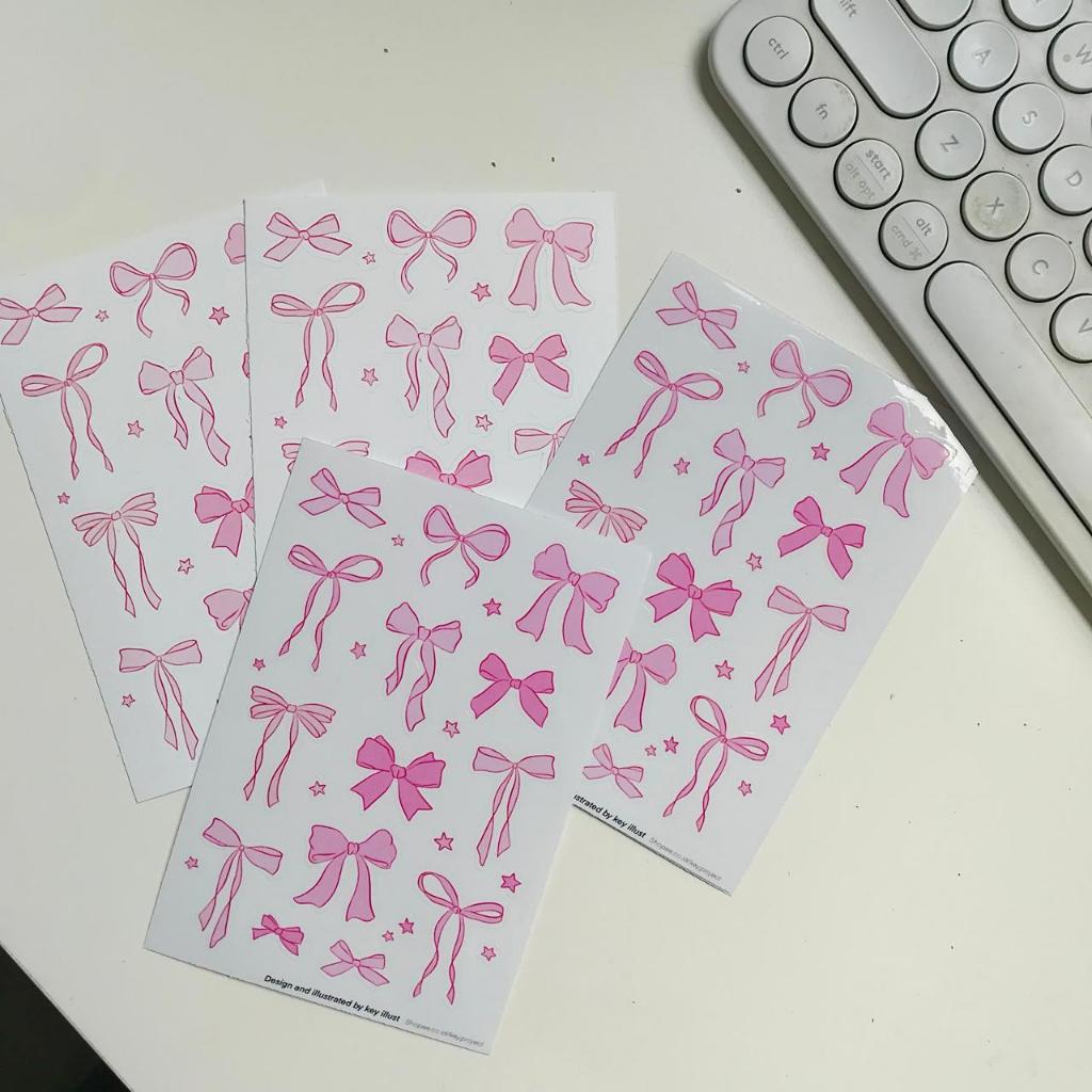 Jual stiker coquette/ stiker pita/ sticker coquette aesthetic | Shopee ...