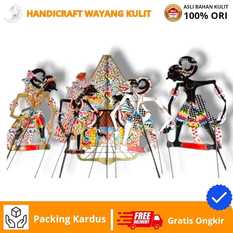 Jual Wayang Paket Komplit Gunungan, Kresna, Bima, Gatutkaca, Anoman ...