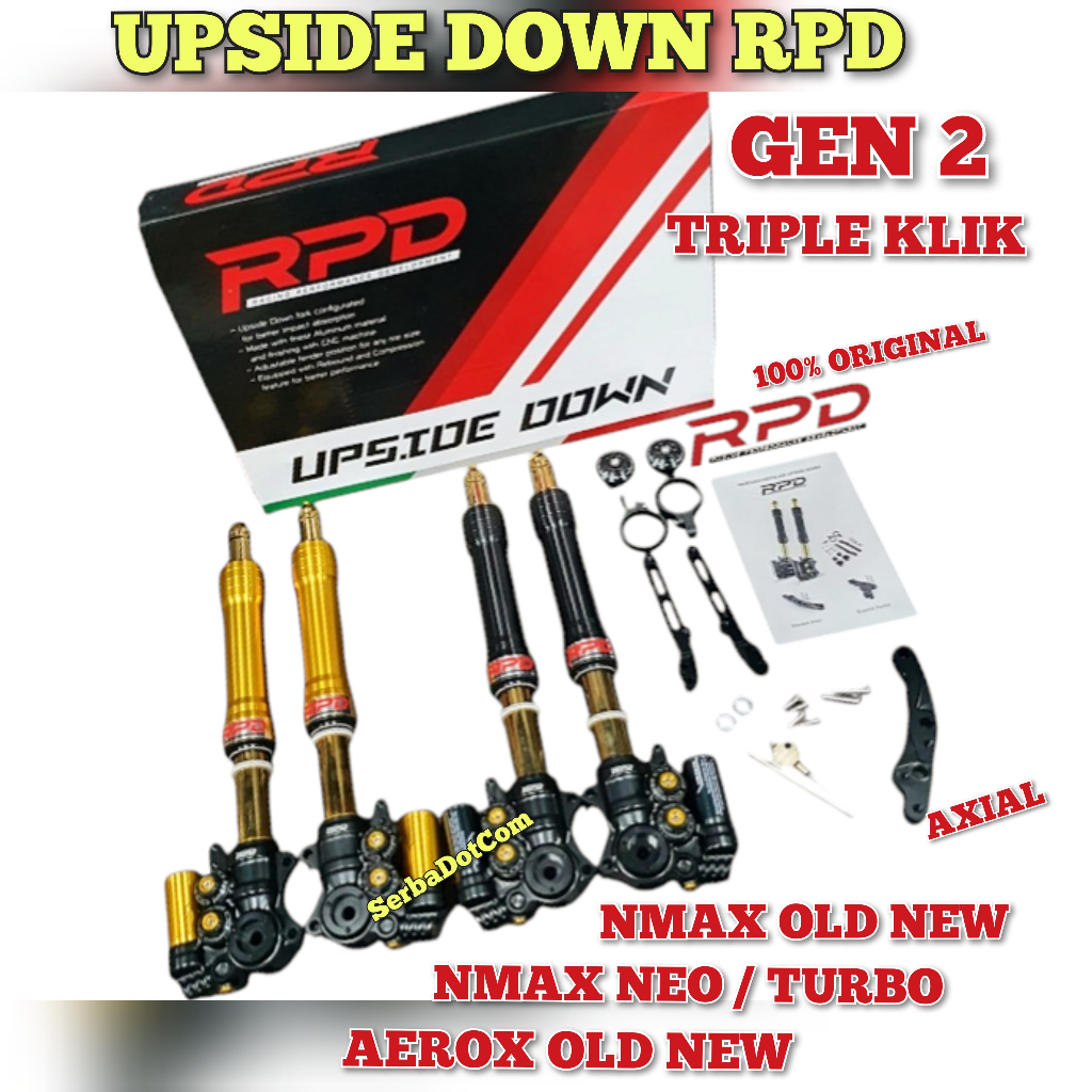 Jual SHOCK SKOK DEPAN UP SIDE DOWN UPSIDE DOWN USD RPD GEN 2 ORIGINAL ...