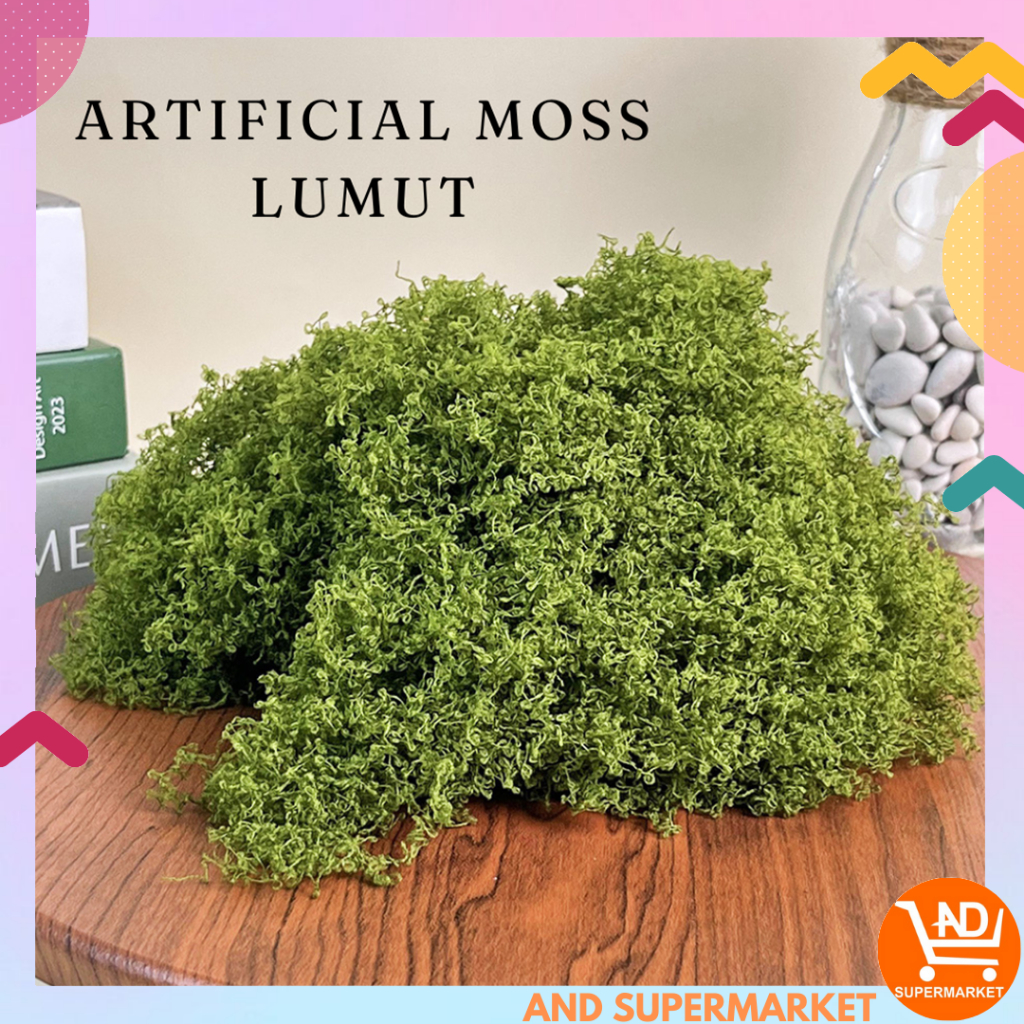 Jual Lumut Hias Abadi Artificial Moss Lumut Pajangan Tanaman Green ...