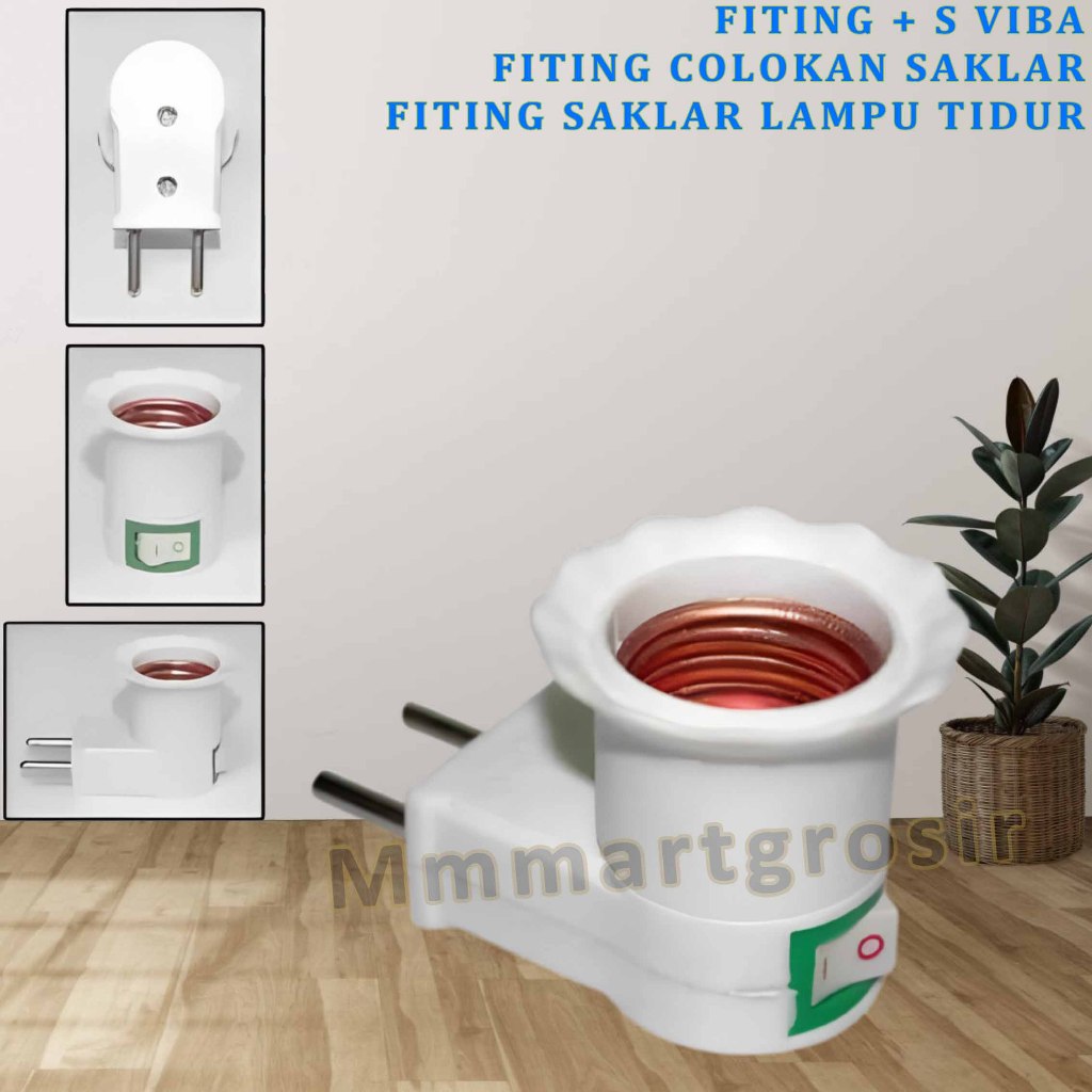 Jual Fiting + S Viba / Fiting Colokan Saklar / Fiting Saklar Lampu ...