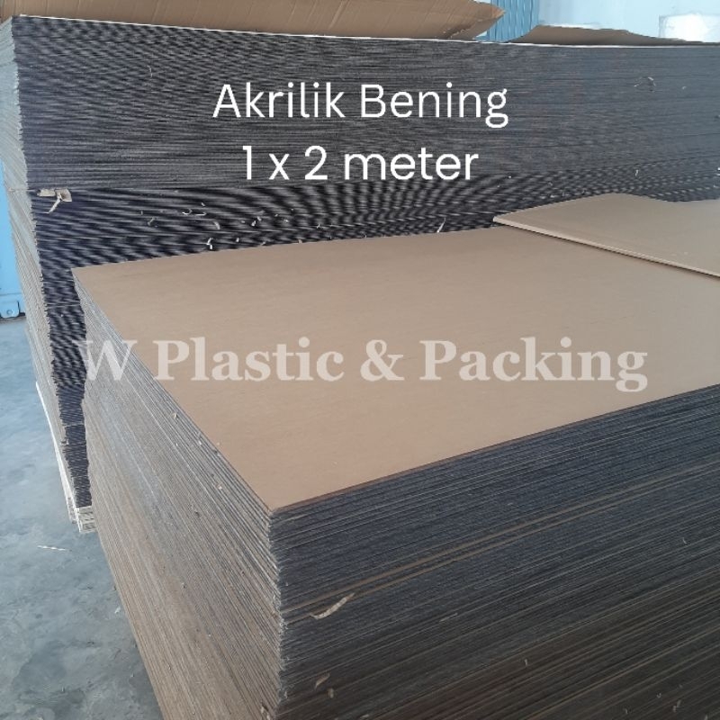 Jual Akrilik lembaran bening 2mm / 3mm / 4mm / 5mm x 100 x 200cm ...