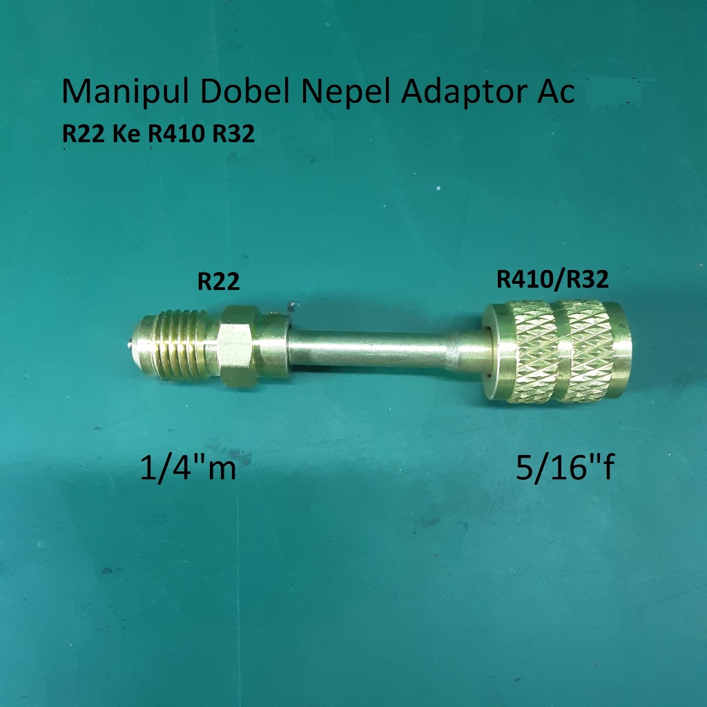 Jual Manipul Dobel Nepel Adaptor Ac R22 ke R410 R32 STARMEC | Shopee ...