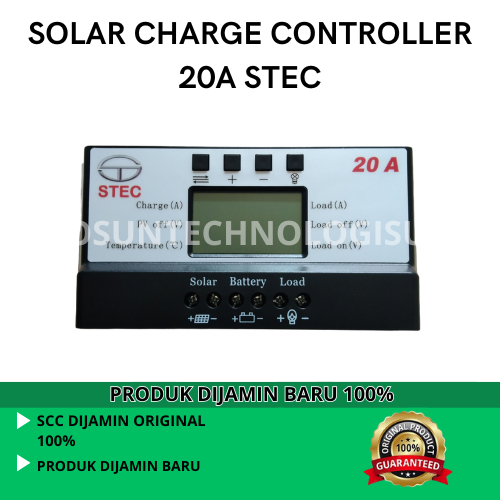 Jual SOLAR CHARGE CONTROLLER STEC | SCC DIGITAL STEC 20A 12V-24V ...