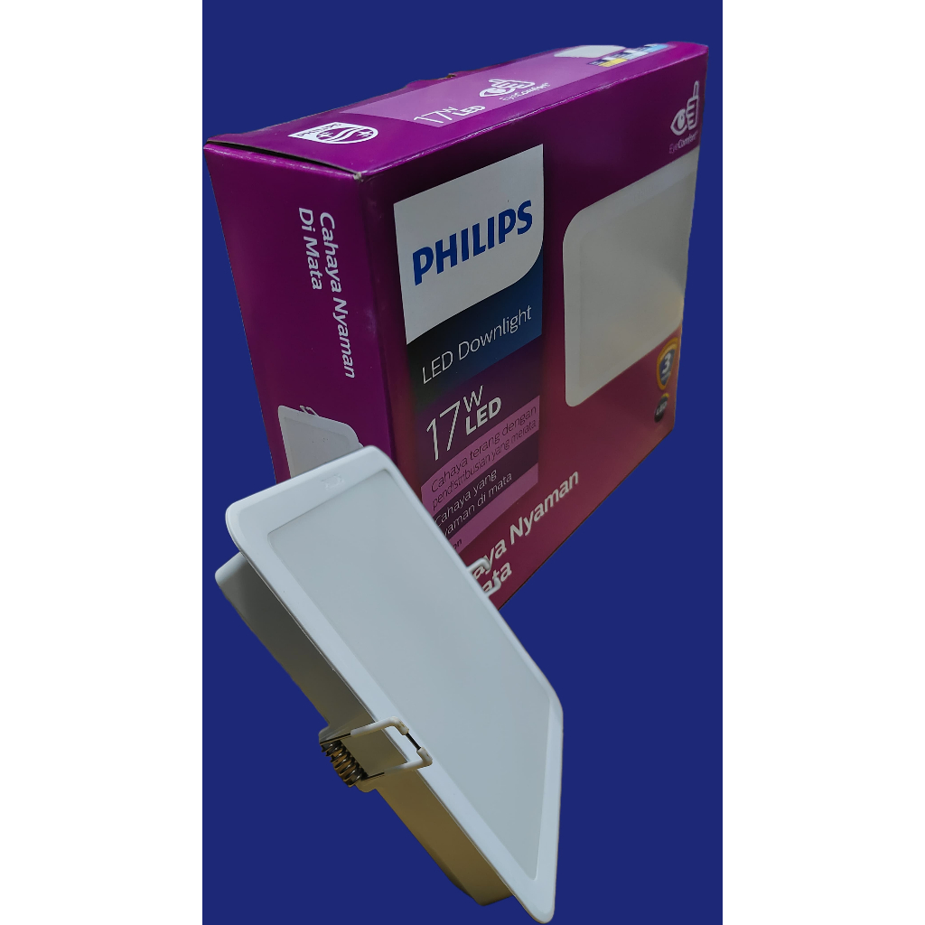 Jual LAMPU DOWNLIGHT LED PHILIPS KOTAK MESON 59467 17 WATT | Shopee ...