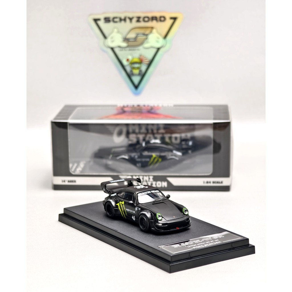 Jual Mini Station Porsche RWB 964 GT Wing Ken Block Monster Energy #43 ...