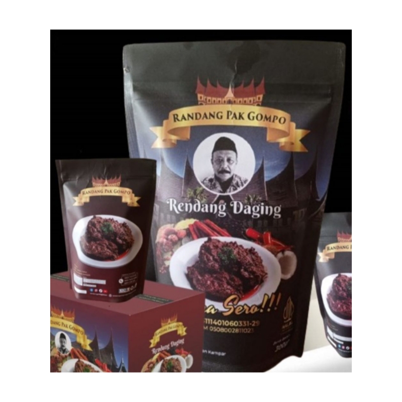 Jual RENDANG DAGING SAPI PAK GOMPO FRESH BERAT 300GR | Shopee Indonesia
