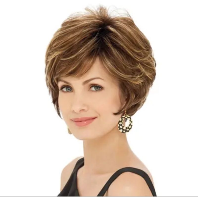 Jual GRIYA REMA Wig Wanita Pendek Wig Wanita Korean Style Wig Tomboy ...