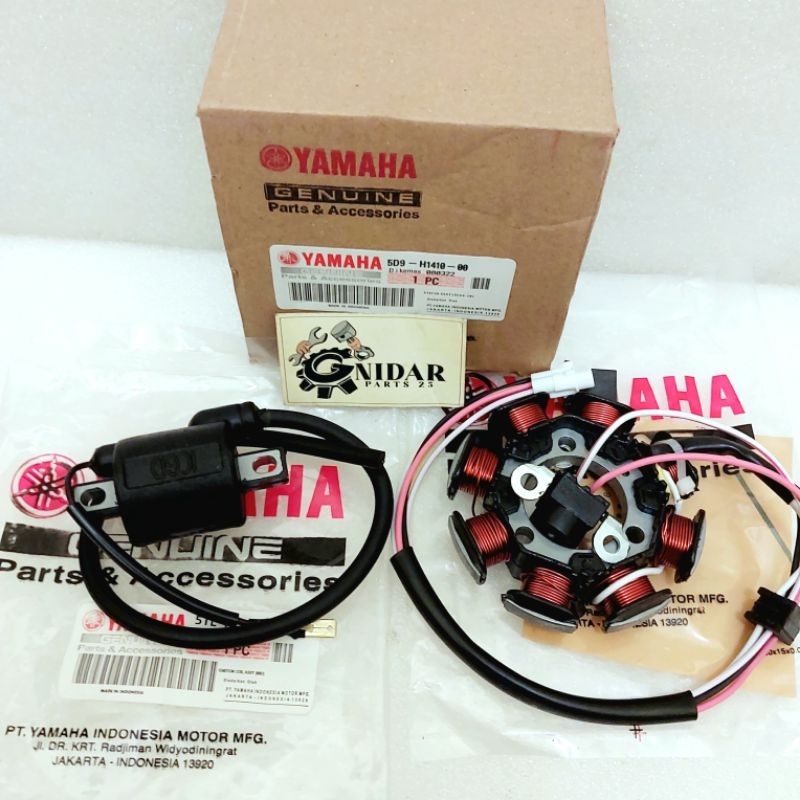 Jual Spull Spul Assy Set Stator + Koil Vega Zr Jupiter Z Robot Vega RR ...