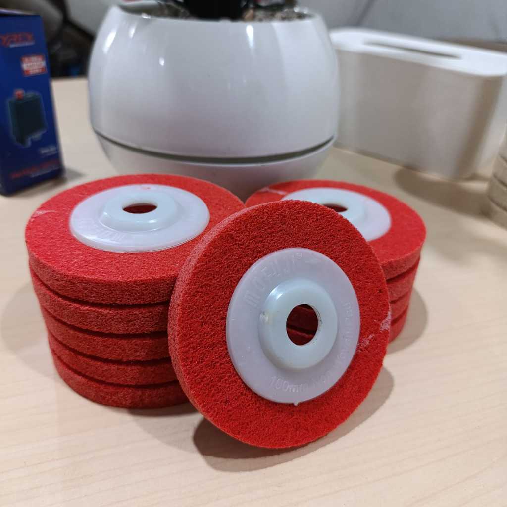 Jual Nilon Mata Gerinda Poles 4inch Mata Pemoles Berbahan nilon Pemoles ...