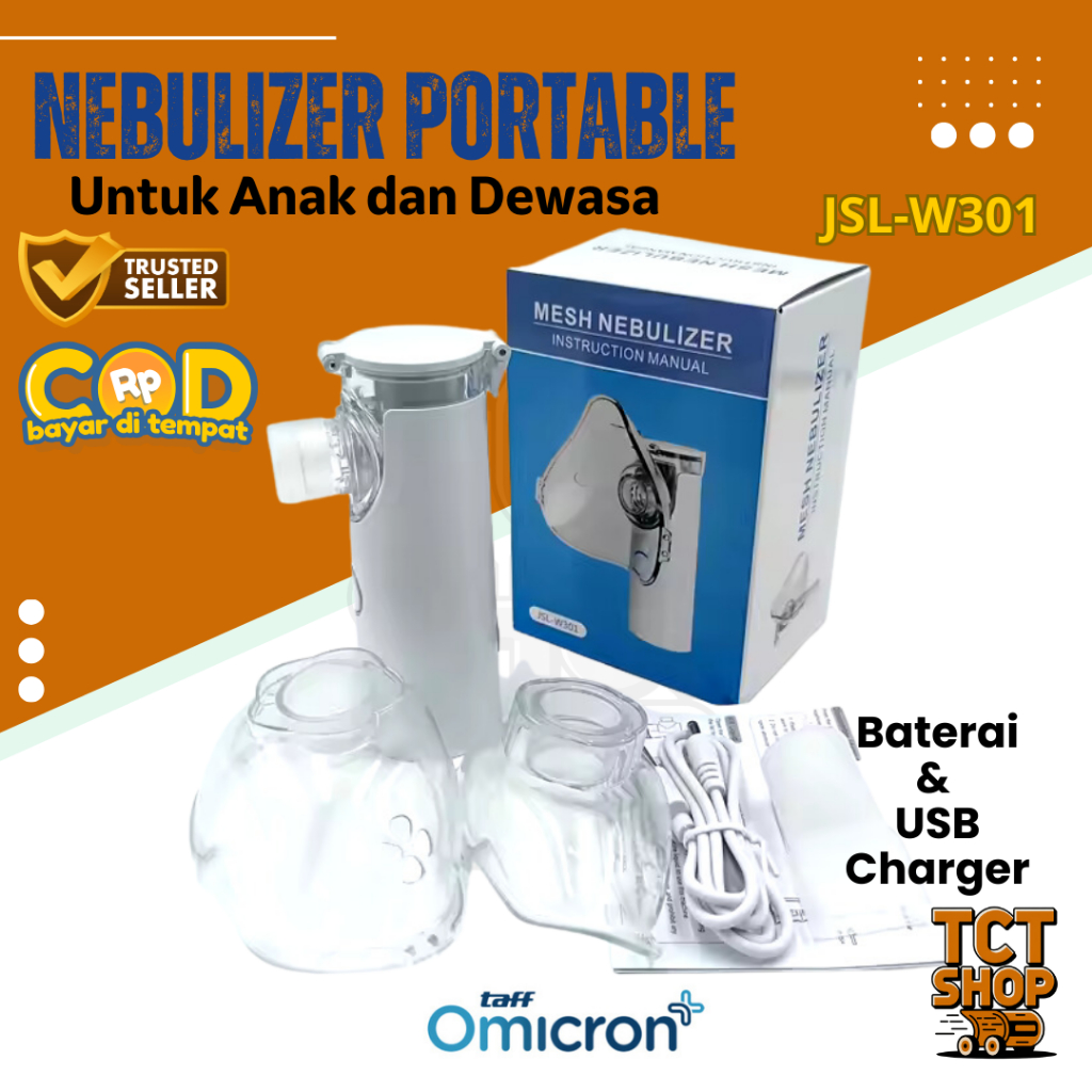 Jual Nebulizer Portable Anak - Anak Dewasa Alat Uap Terapi Pernafasan Asma Inhaler Batuk Pilek ...