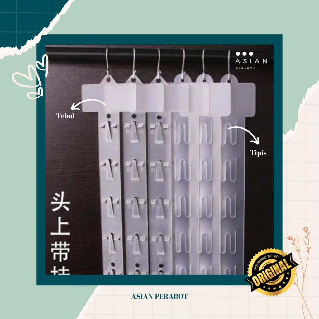 Jual LEBIH TEBAL 15 Clip StrIp BISA ECER Display Makanan LEBIH PANJANG ...
