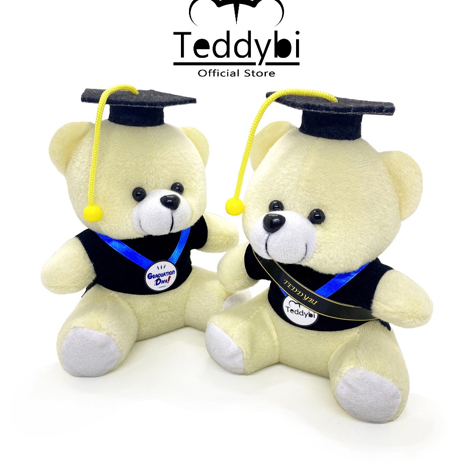 Jual Serbu Surprise TEDDYBI Boneka Wisuda Teddy Bear Mini Toga Hitam ...