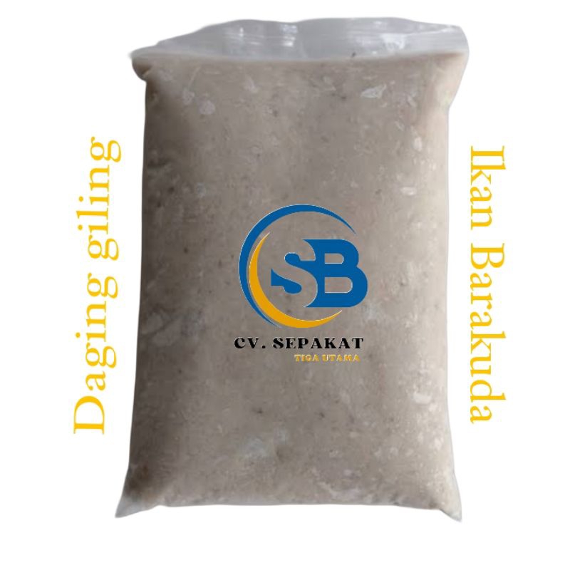 Jual Ikan Barakuda Giling Murni Tanpa Campuran Kemasan 1Kg | Fresh and ...