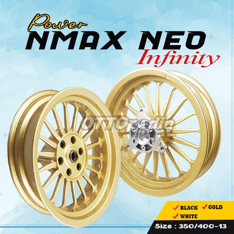 Jual Velg Racing Tapak Lebar Infinity Power NMAX NEO Ukuran 350/400-13 ...