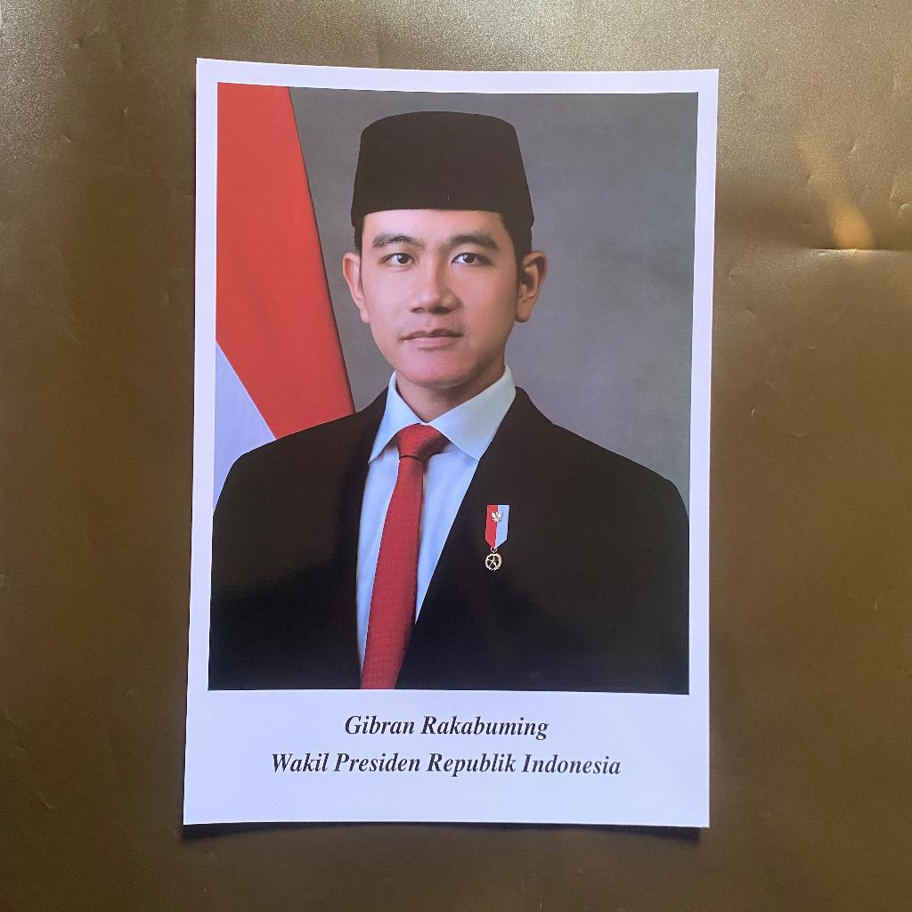 Jual Poster A3 Presidan dan Wakil Presiden Indonesia | Poster Ruang ...
