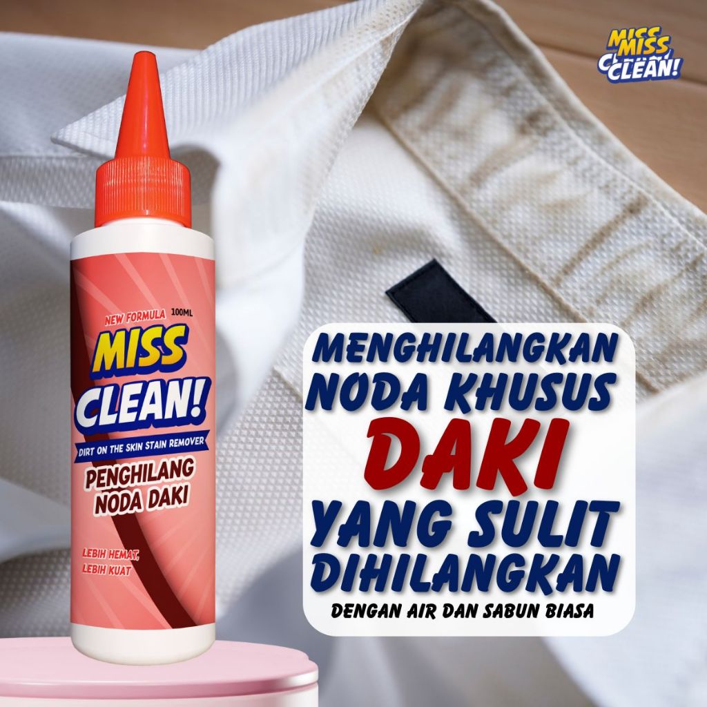Jual Pembersih noda kerah baju putih penghilang noda kerah daki hitam ...