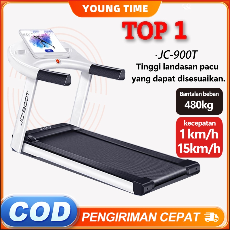 Jual 【Garansi 10 tahun】Treadmill Elektrik Jc-900 Treadmill lipat ...