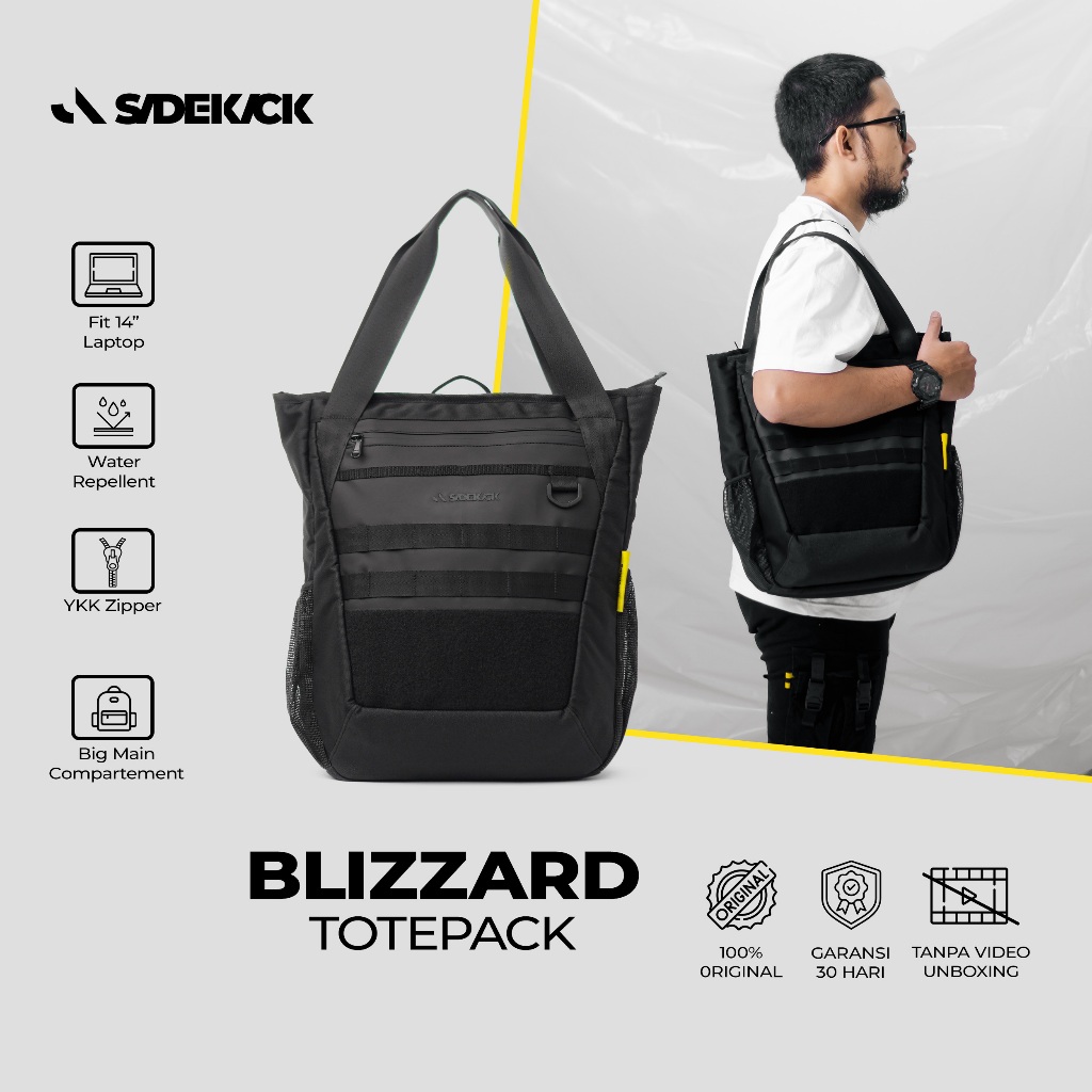 Jual Sidekick Project BLIZZARD - Totebag - Backpack | Shopee Indonesia