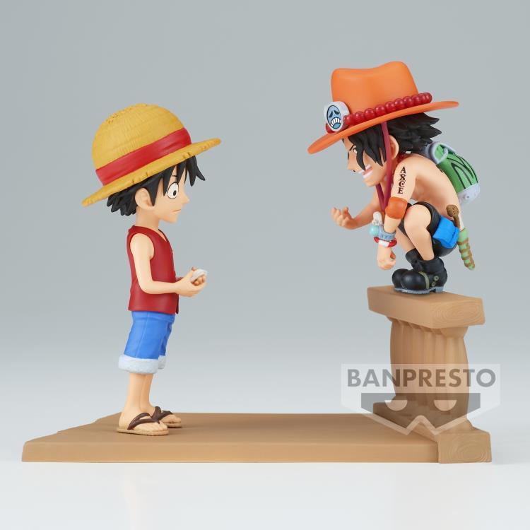Jual One Piece WCF Monkey D Luffy & Portgas D Ace 89475 | Shopee Indonesia