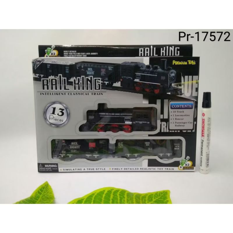 Jual MAINAN ANAK REL KERETA API ELEKTRIK ISI 13PCS / MAINAN KERETA API ...