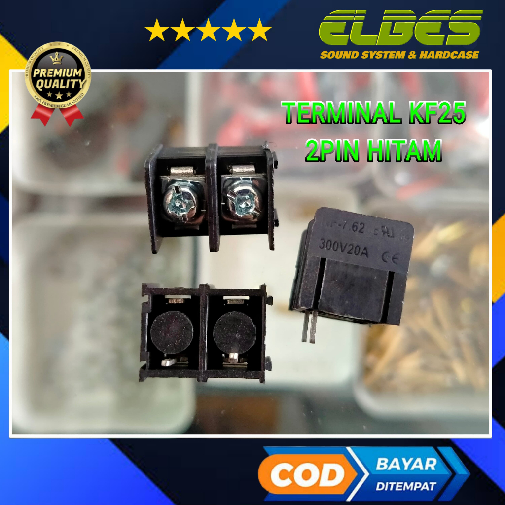 Jual TERMINAL KF25 2PIN HITAM | Shopee Indonesia