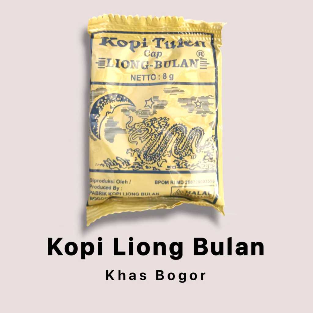 Jual kopi liong bulan mini / tanpa gula 1 pak | Shopee Indonesia