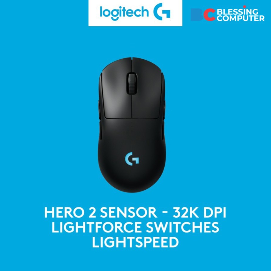 Jual Mouse Gaming Logitech PRO 2 LIGHTSPEED Wireless - Black | Shopee ...