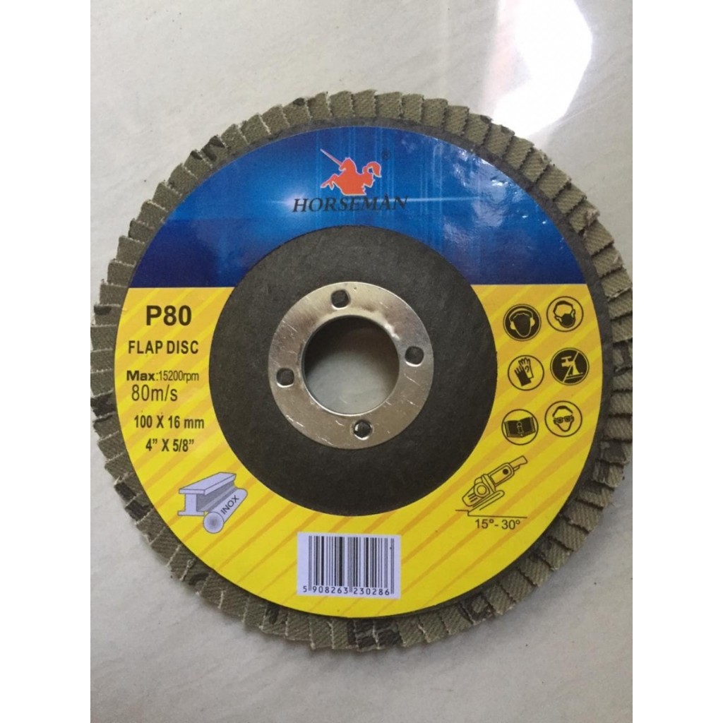 Jual Flap Disc Amplas Susun Horseman Grit P60 P80 P100 Dan P120 ...