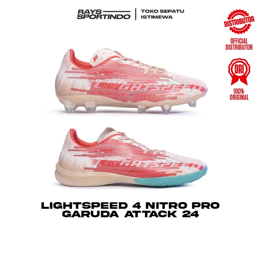 Jual SEPATU BOLA DAN FUTSAL SPECS ACCELERATOR LIGHTSPEED 4 NITRO PRO GARUDA ATTACK 24 | Shopee ...