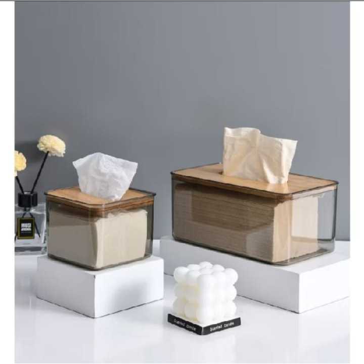 Jual SUPERMARKET IMPORT Kotak Tisu Estetik Mewah Akrilik Tissue Box ...