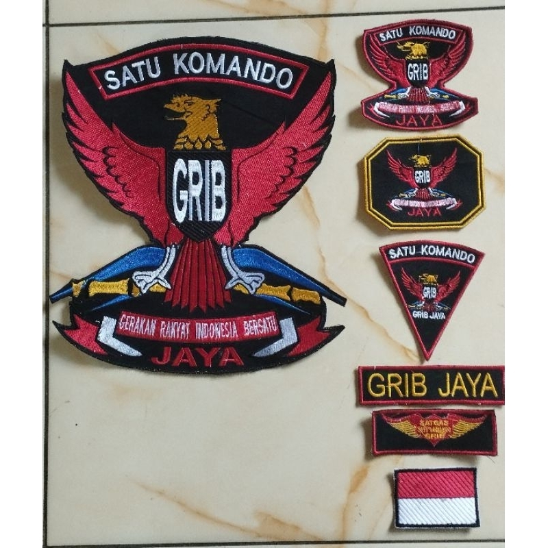 Jual Logo Grib jaya, bordir komputer satu Set | Shopee Indonesia