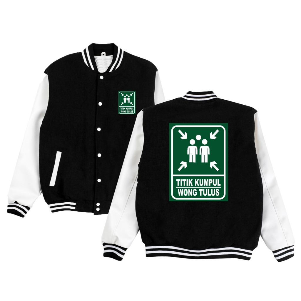 Jual Sweater Varsity titik kumpul wong tulus dan wong mumet | Shopee ...