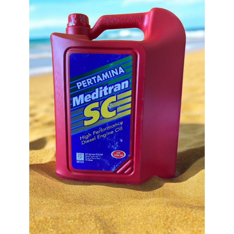 Jual Oli mesin mobil Diesel Meditran SC-40 galon 5 liter | Shopee Indonesia