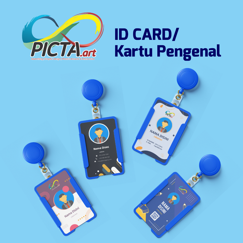 Jual Cetak ID CARD / Name Tag / Kartu Pengenal Kantor | Instansi ...
