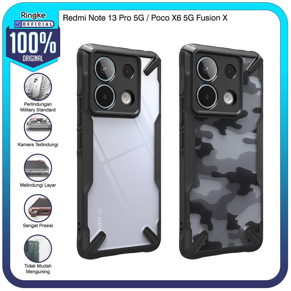 Jual Casing Ringke Redmi Note 13 Pro 5G / Poco X6 5G Fusion X Softcase Tipis Anti Crack Slim ...