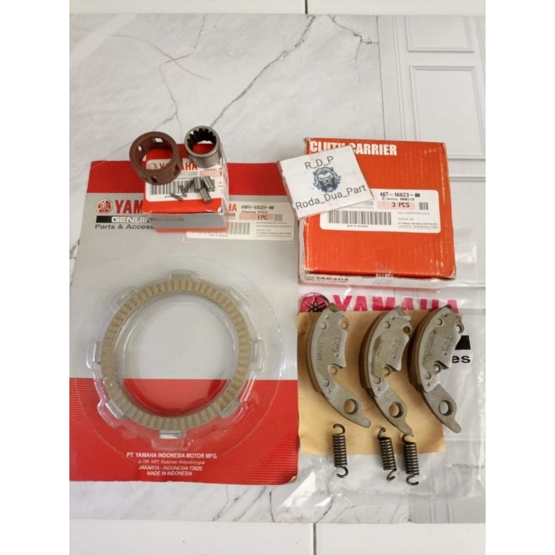 Jual Kampas ganda only set plat Kopling+cage Yamaha crypton Vega r Jupiter z Burhan kode part ...